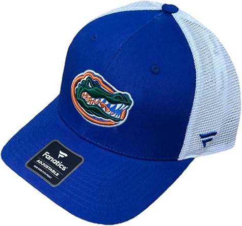 Amazon.com : Florida Gators Blue Baseline Trucker Snapback Adjustable ...
