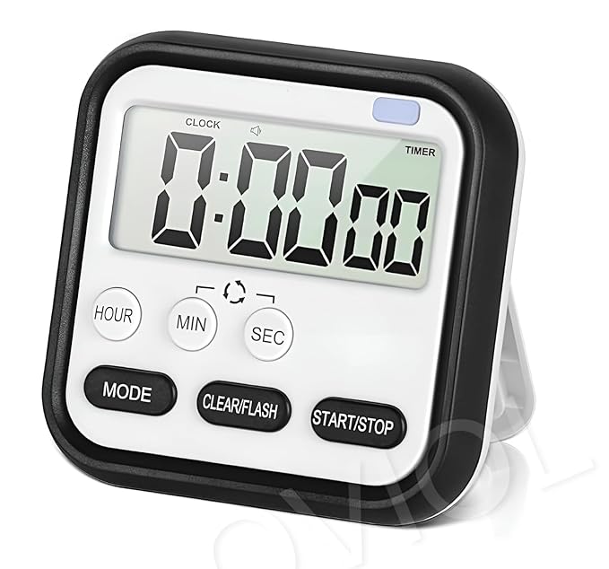 OVIOL Stopwatch Timer for Study Kitchen Timer Large LCD Screen 24hr ...