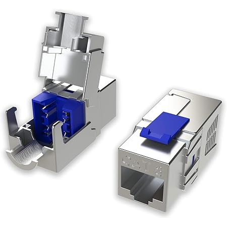 Amazon.com: Cable Matters 5-Pack Shielded RJ45 Cat 8, Cat8 Keystone ...