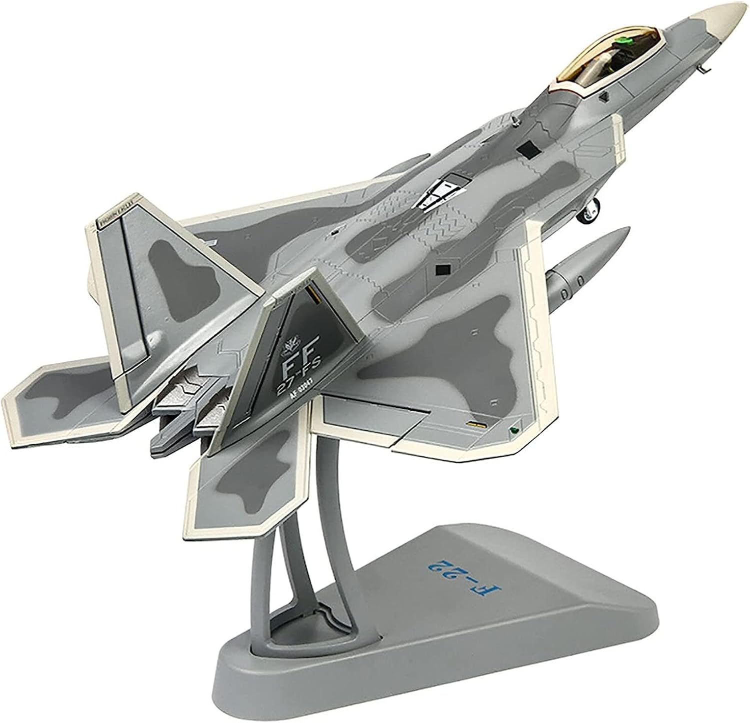 Amazon.com: Airplane Model F-22 Raptor Plane 1/72 Scale Diecast Plane ...