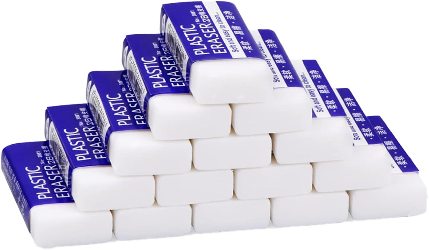 20 Pcs Rubbers, Rubber, Eraser, Rubbers Erasers for School Erasers ...