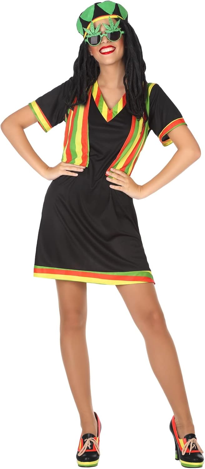 ATOSA Costume Jamaican Reggae Woman M-L : Amazon.co.uk: Toys & Games