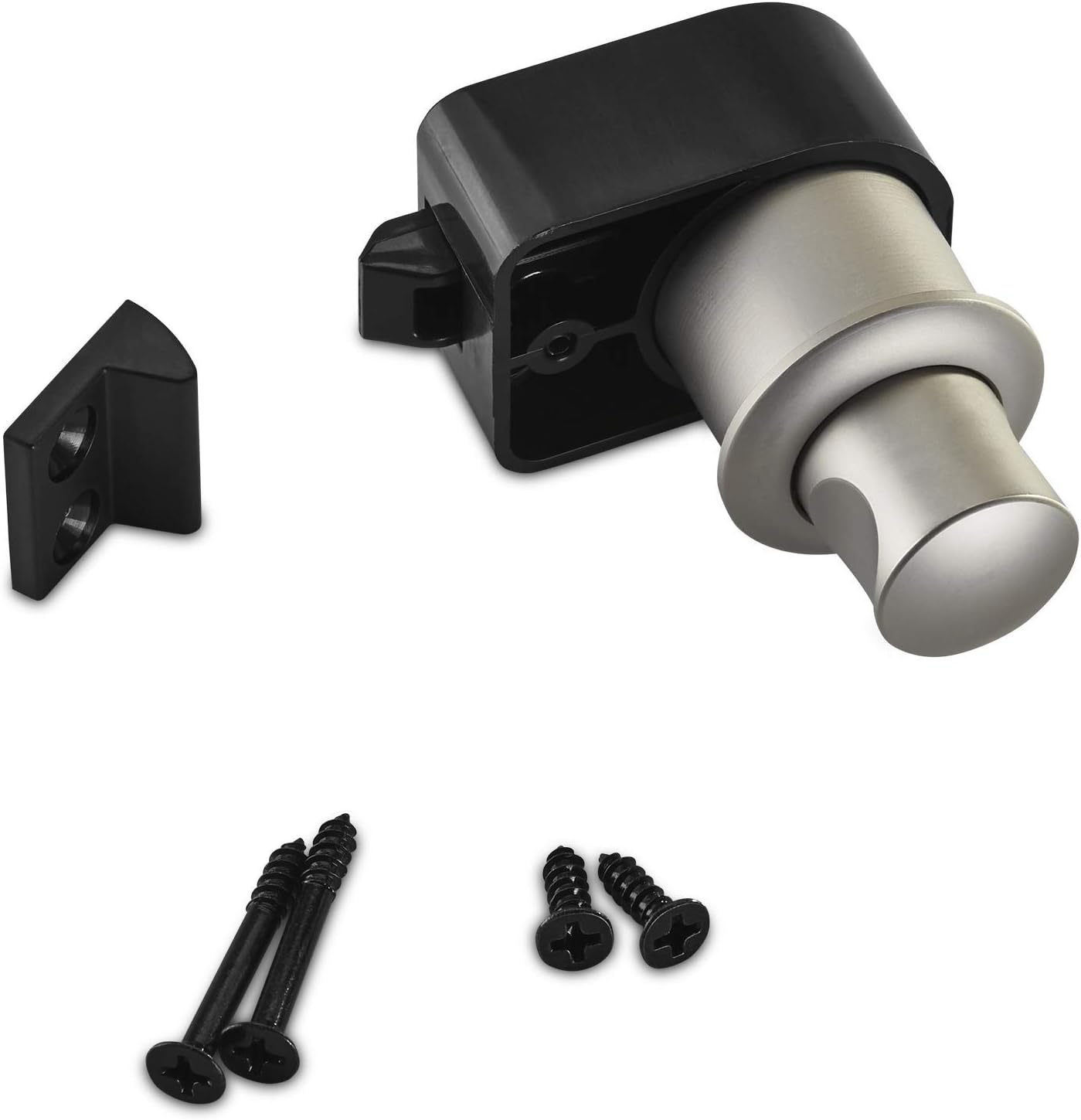 2 x Push-Lock Möbelschlösser CAMPIA Edelstahloptik matt Druckschlösser ...