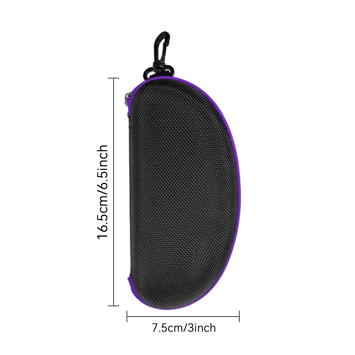 Snapklik.com : 3pcs Zipper Hard Shell Sunglasses Case And Eyeglasses ...