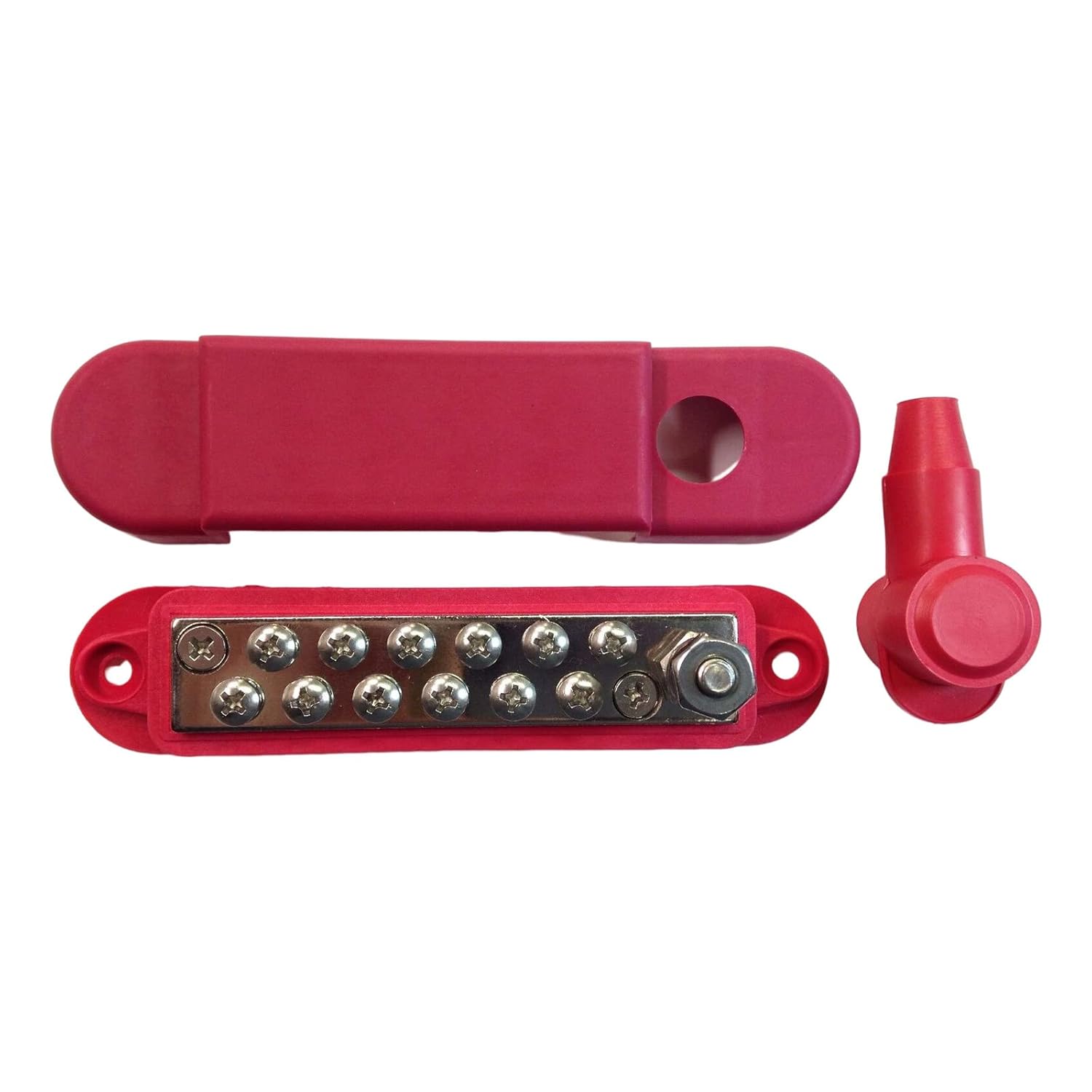 Amazon.com: 1/4" 12 Studs Power Distribution Block with Cover for Car ...