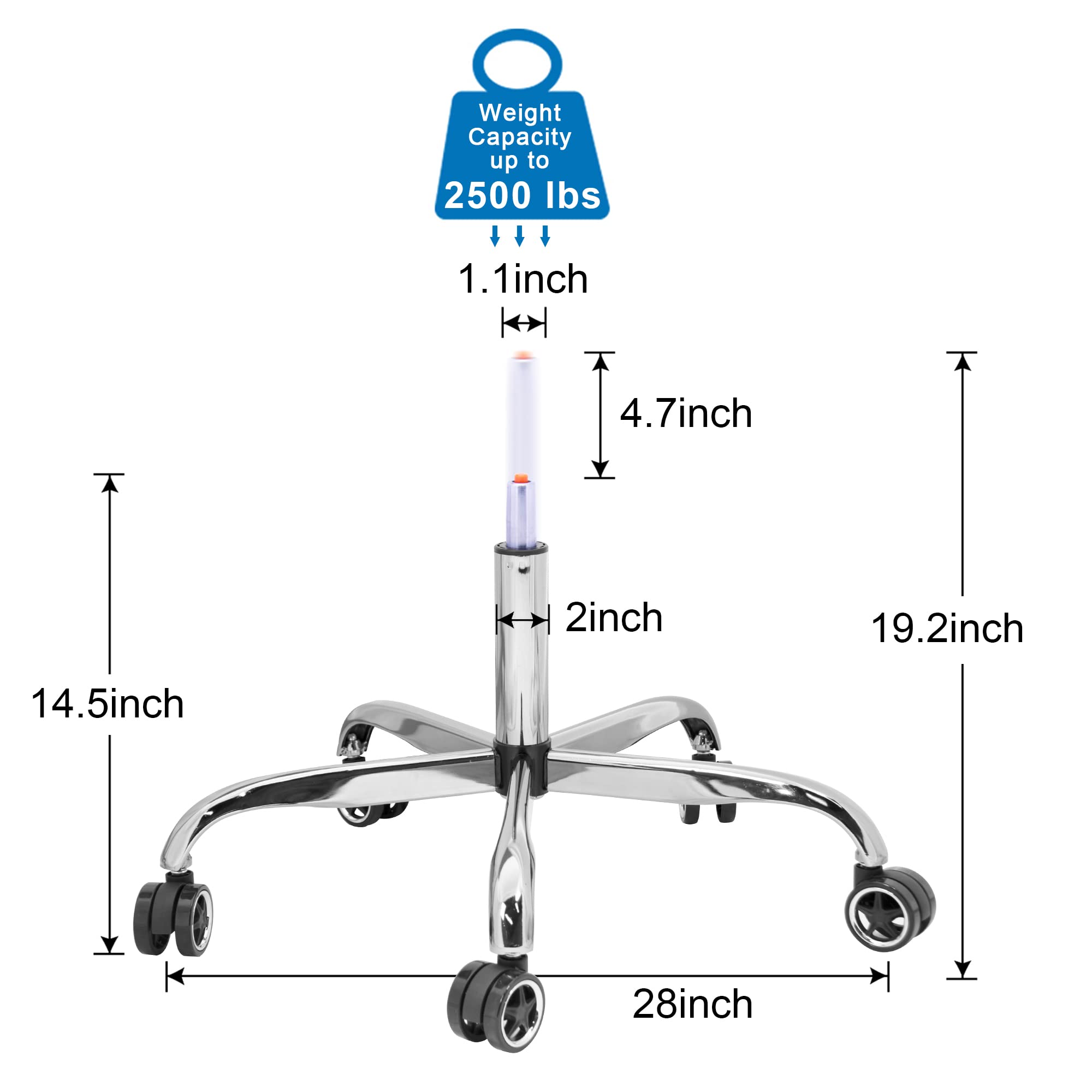 Office Chair Base Parts Chair Parts Application In Popular Office