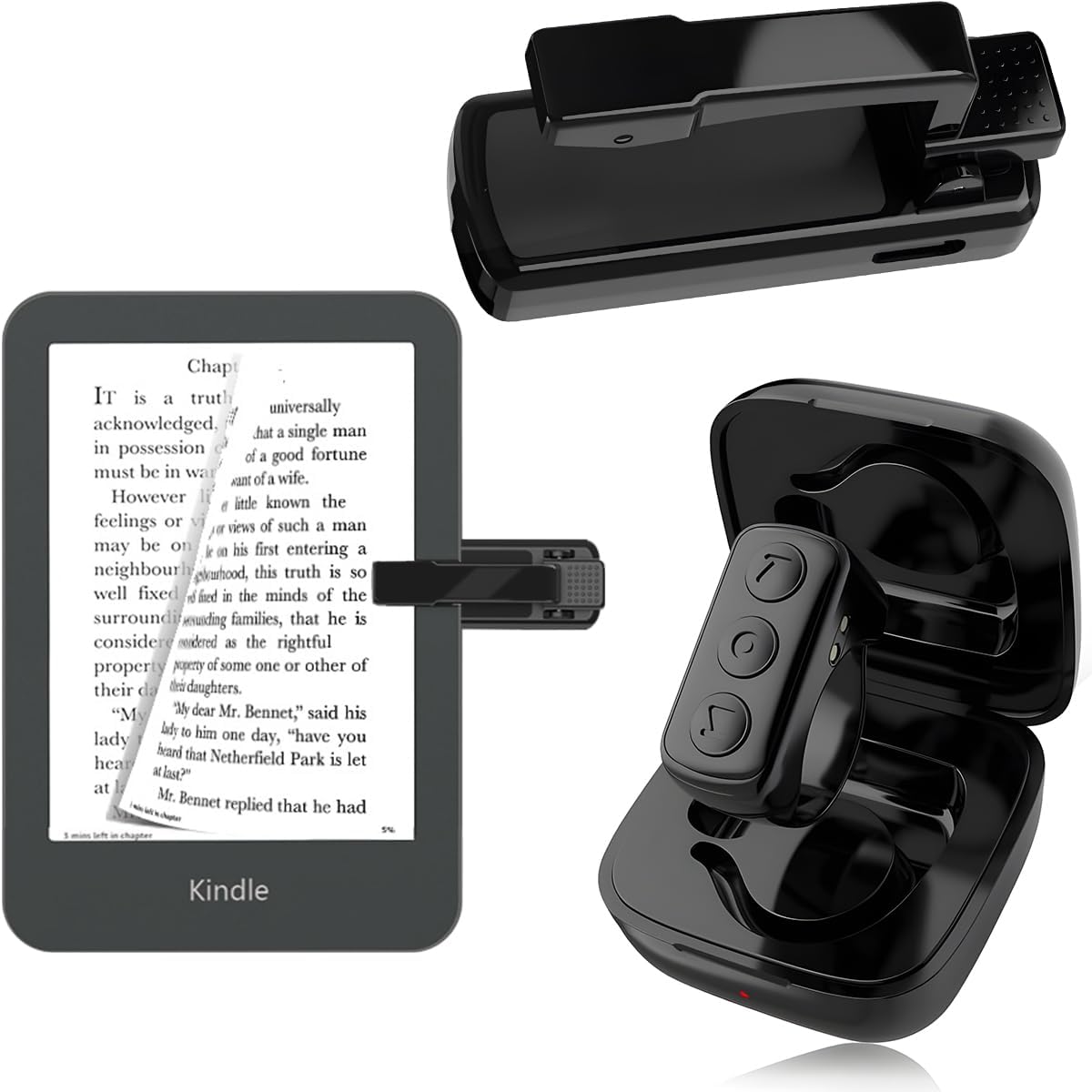 Bluetooth TikTok Remote Control Page Turner for iPhone Android Ipad for ...