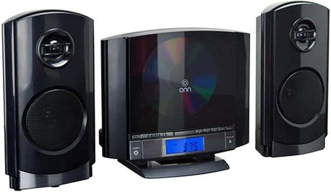 Amazon.com: ONN Compact Stereo System (Black) : Electronics