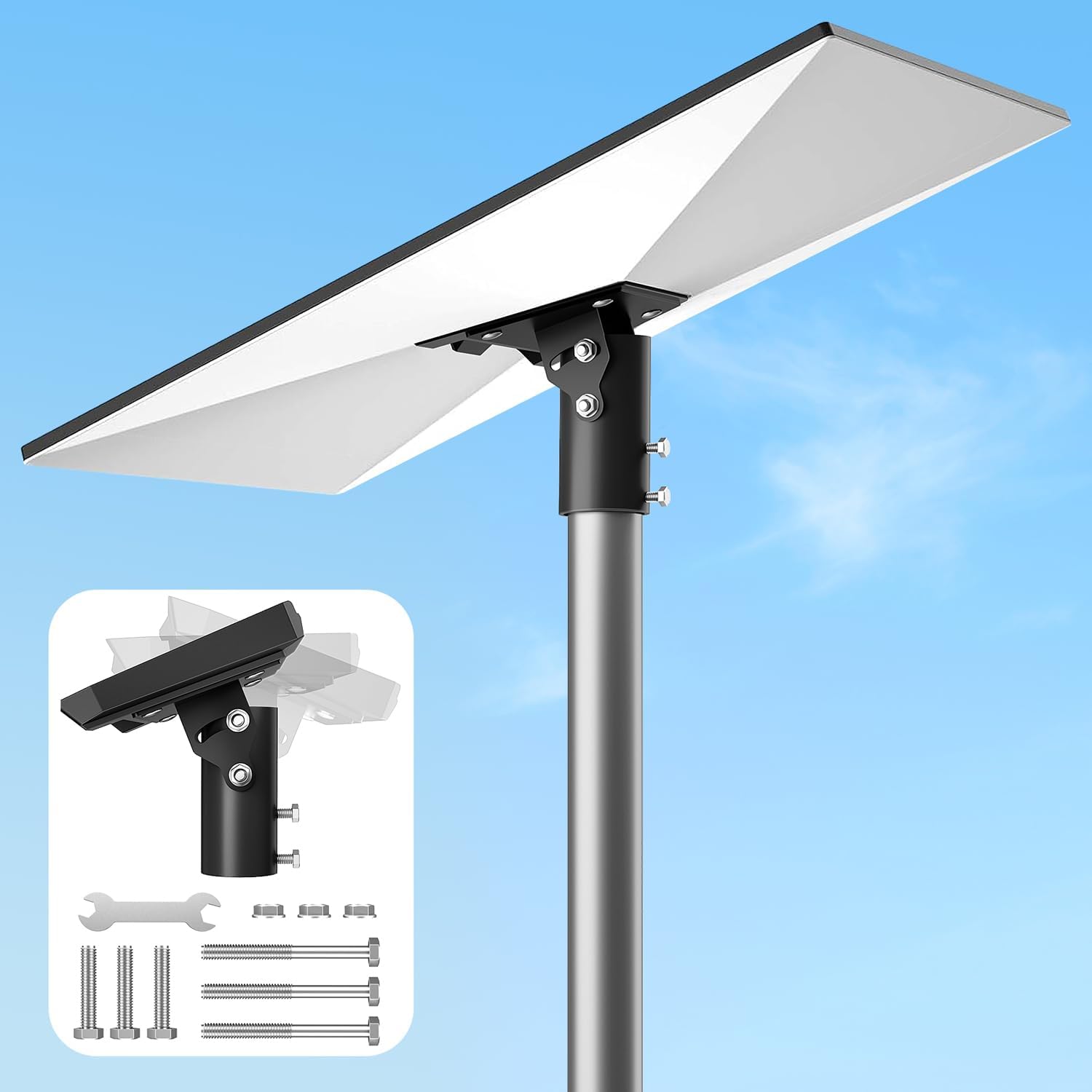 Amazon.com: Pole Mount, Adjustable Angle Gen 3 Pipe Adapter Mount ...