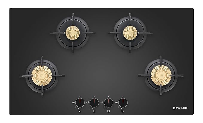 Faber 4 Burner 90cm Hob |Auto-Ignition| HOB PRIME HT904 CRS BR CI AI ...