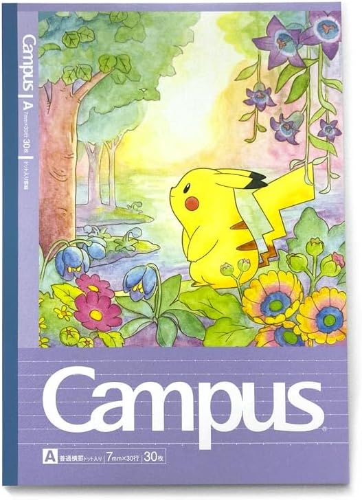 Amazon.co.jp: ショウワノート ポケットモンスター キャンパスノートA罫 B柄 609698 ワンシーンアート ポケモン ショウワ ...