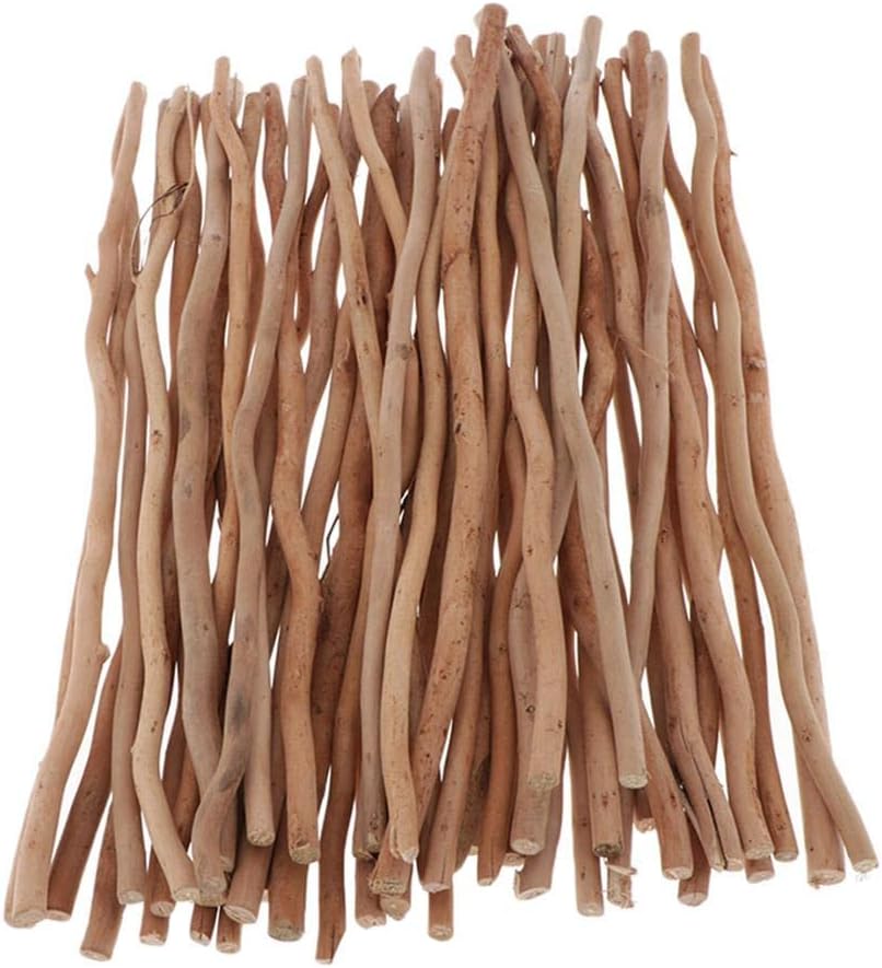 Rayher 65224000 Bundle of 20 Wooden Sticks with Bark for DIY Crafts ...
