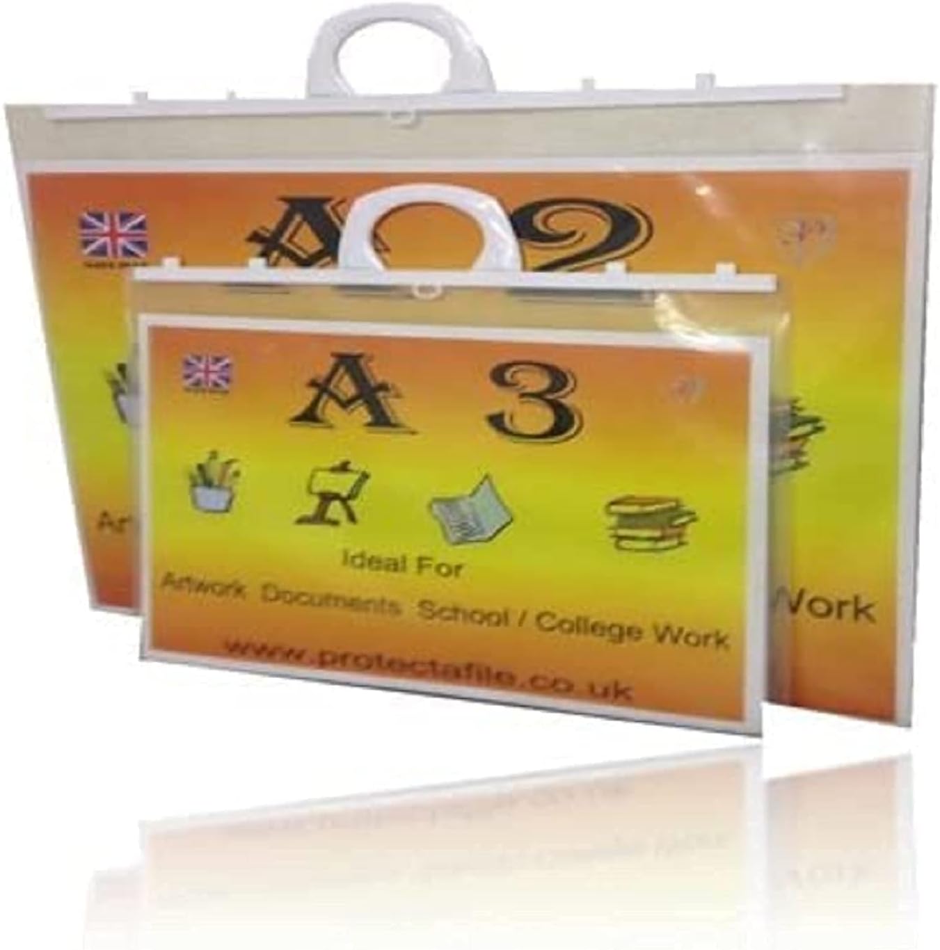 Westfolio A1 Portfolio Crystal c/w Rigid Board Insert : Amazon.co.uk ...