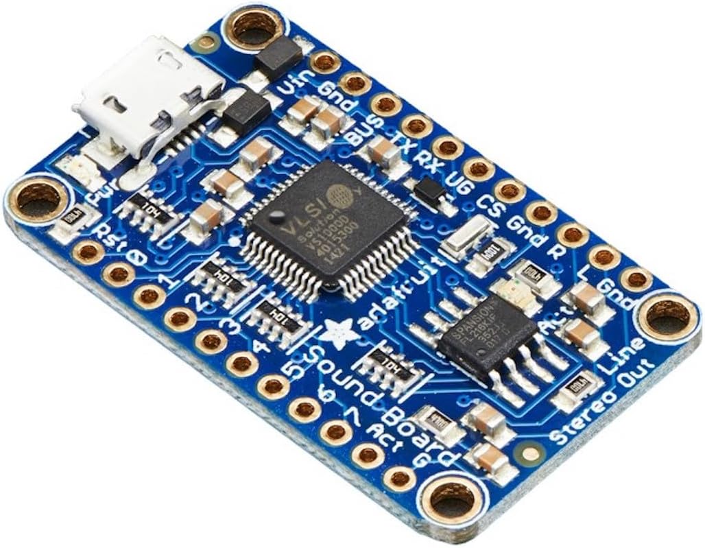 Amazon.com: Adafruit Audio FX Mini Sound Board - WAV/OGG Trigger - 2MB ...