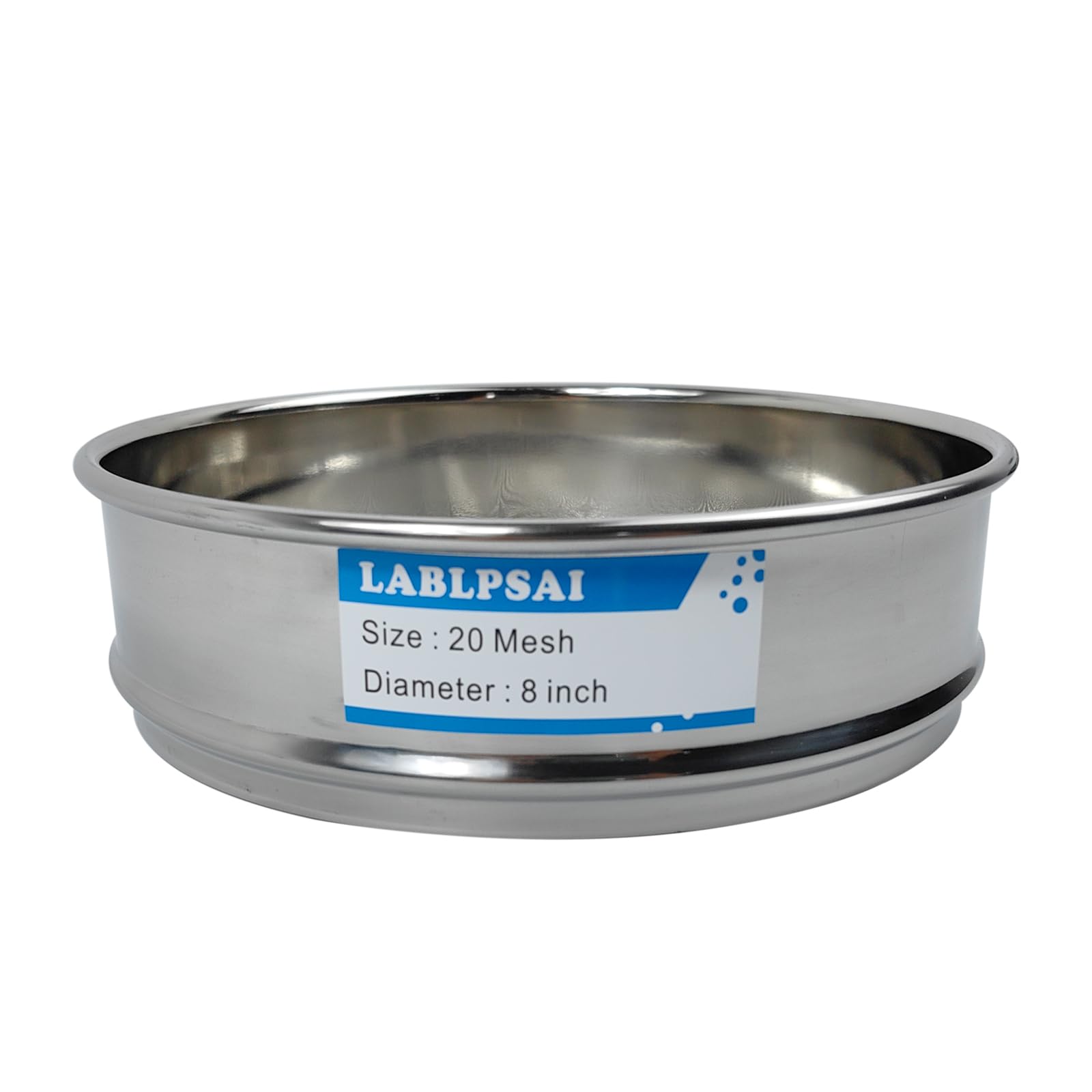 Snapklik.com : 20 Mesh Lab Sieves 8" Diameter 304 Stainless Steel Wire ...