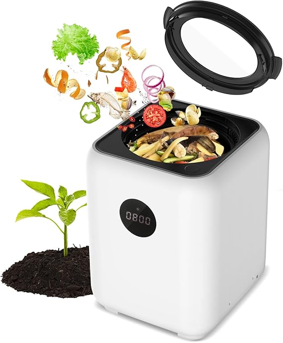 Amazon.com : Electric Composter for Kitchen, Smart Compost Bin Odorless ...