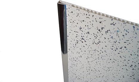 Chrome Panel Trim Perfect for Bathroom Kitchen Shower Wall PVC Cladding ...
