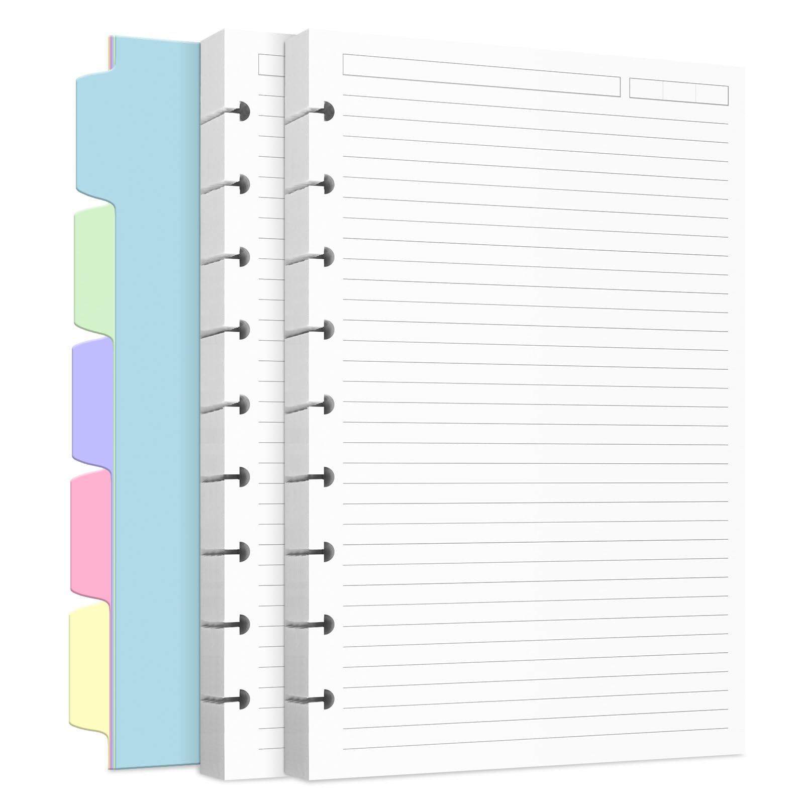 Amazon.com : Classic size Discbound Refill Paper, Disc Paper Refill for ...