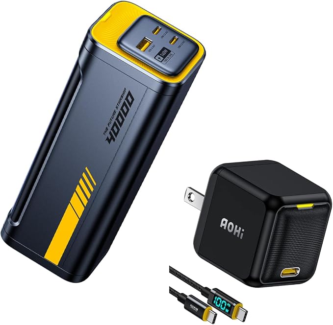 Amazon.com: AOHI 65W PD USB C Charger with 140W PD3.1 The Future ...
