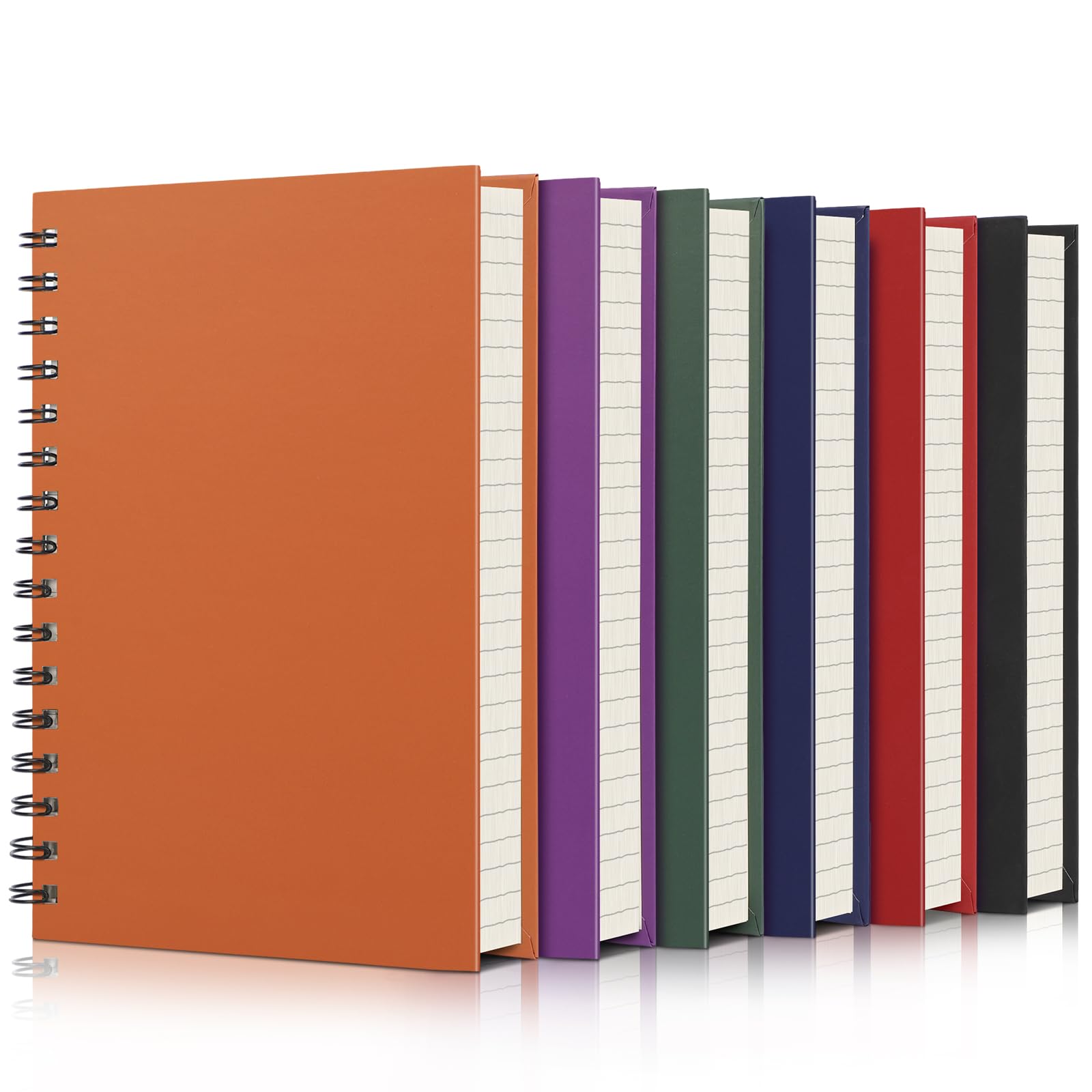 Amazon.com : EUSOAR College Ruled Spiral Notebook, 6packs A5 5.5" x 8.3 ...