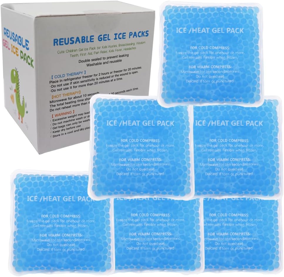 Amazon.com: Small Ice Packs, Boo Boo Ice Packs for Injuries Reusable ...