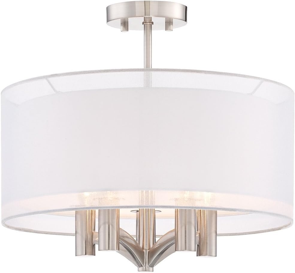 Possini Euro Design Caliari Modern Ceiling Light Semi Flush Mount ...