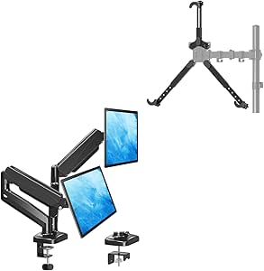 Amazon.com: MOUNTUP Dual Monitor Stand & Universal Non-VESA Adapter Kit ...