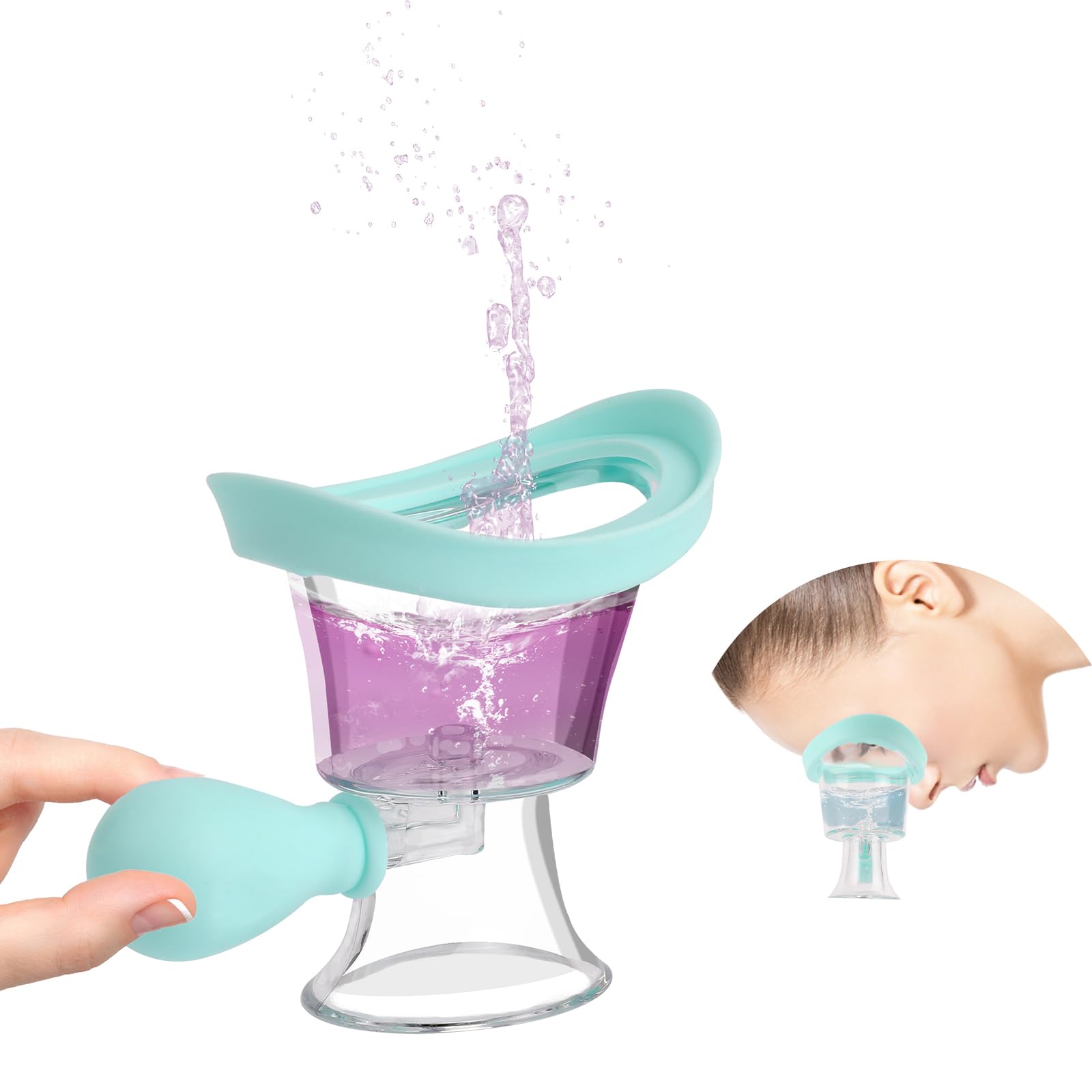 Amazon.com : Eye Wash Cup Portable Eye Care Cleaner Kit Silicon Manual ...