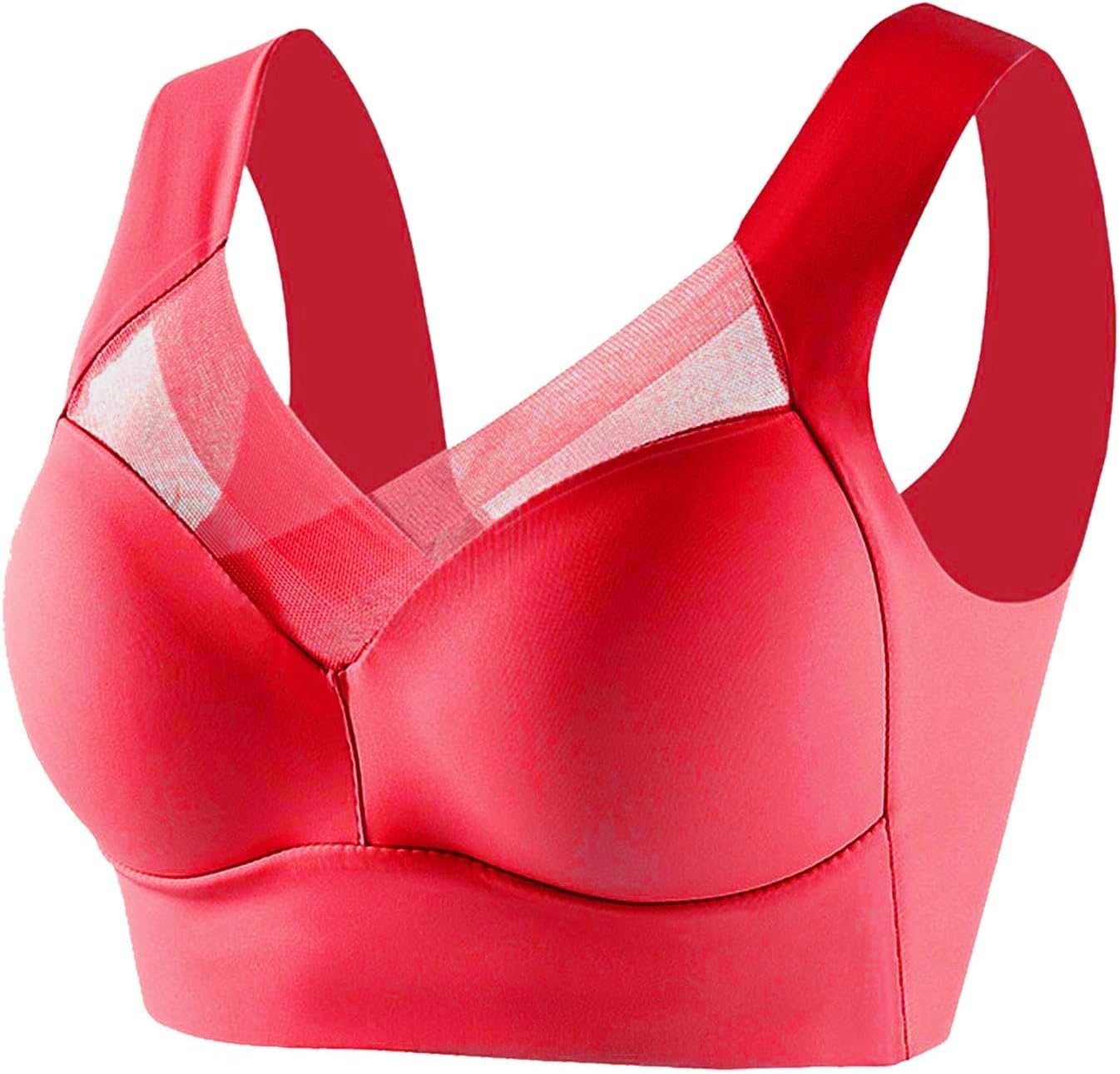 Womens Bras Comfort Breathable Big Busted High Support Large Bust Bras ...