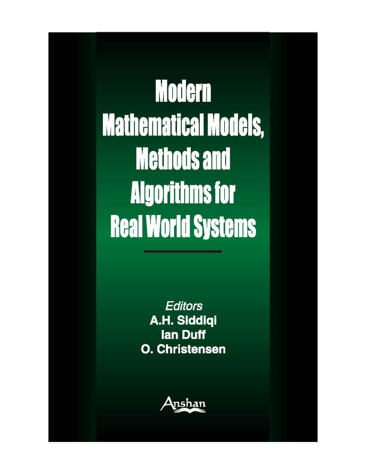 Amazon.com: Modern Mathematical Models, Methods And Algorithms for Real ...