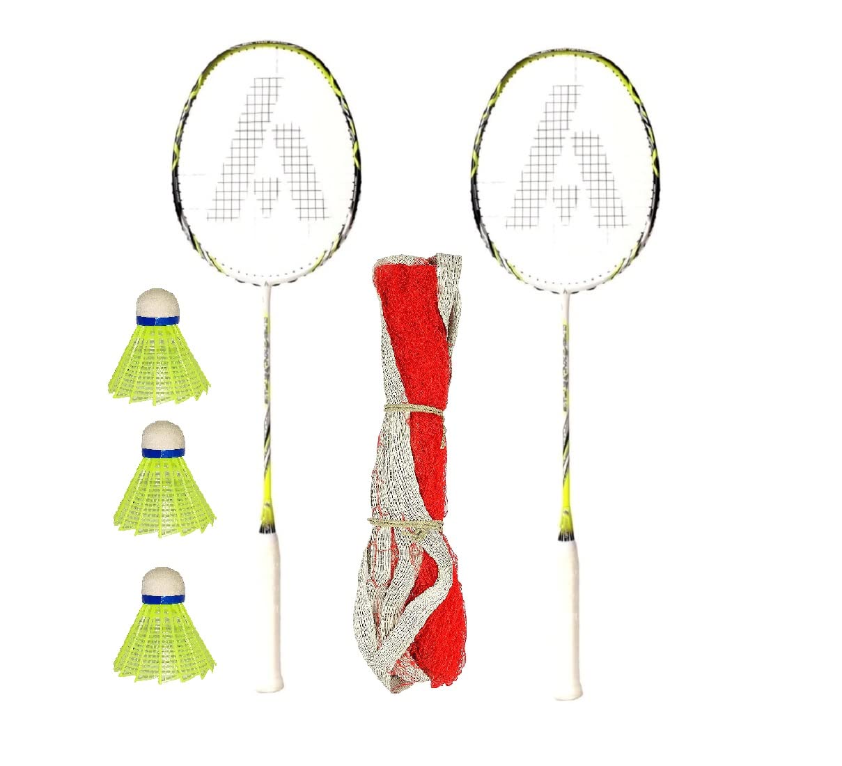 Buy HAMIS Badminton Set, Badminton Racket Set of 2, 3 Pcs Shuttlecock ...
