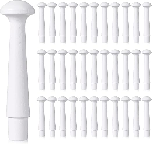 Amazon.com: Yerliker 35 Pcs Wooden Shaker Pegs 3-1/2 Inch with 1/2 Inch ...