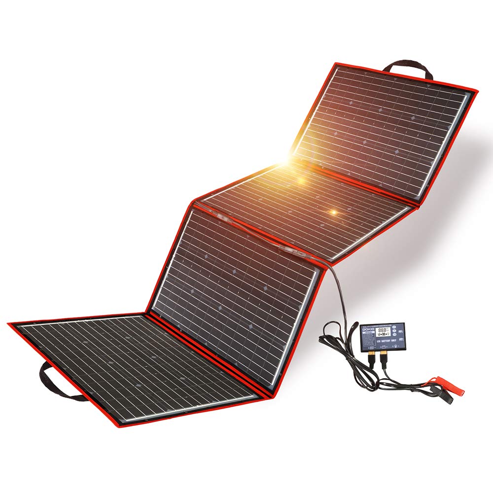 Buy DOKIO 220W 18V Portable Foldable Solar Panel Kit Lightweight(11lb ...