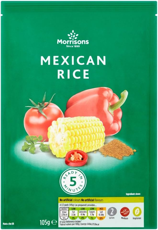 Morrisons Mexican Rice, 105 g : Amazon.co.uk: Grocery