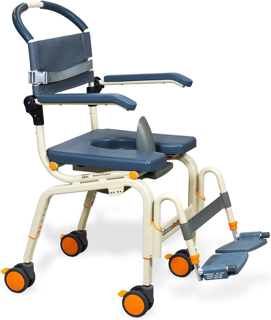Lightweight Roll-in Bath Commode Chair with Nepal | Ubuy