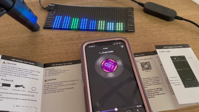 Watch Demo - Mini LED car sign, great for uber and lyft drivers! on ...