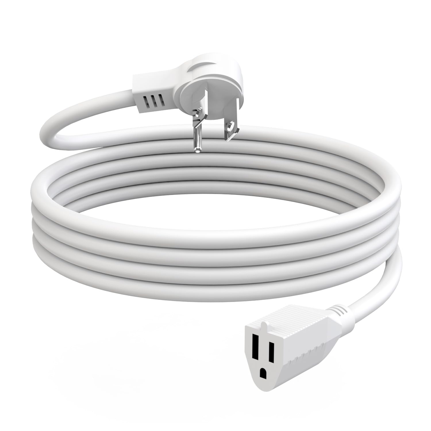 Amazon.com: SmartWhale 6FT Extension Cord Indoor, 1875W 15A Flat Plug ...