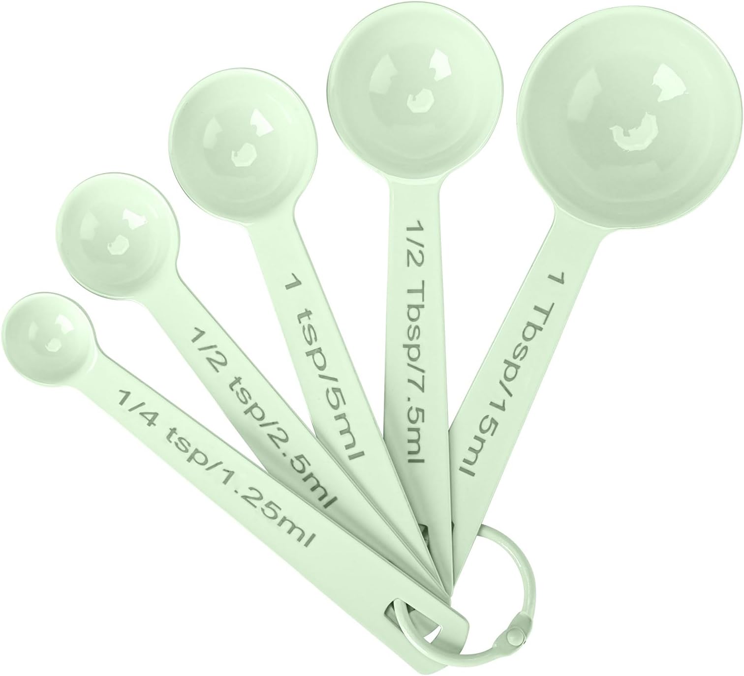 Amazon.com: Bundt Measuring Spoons, Sea Glass: Home & Kitchen