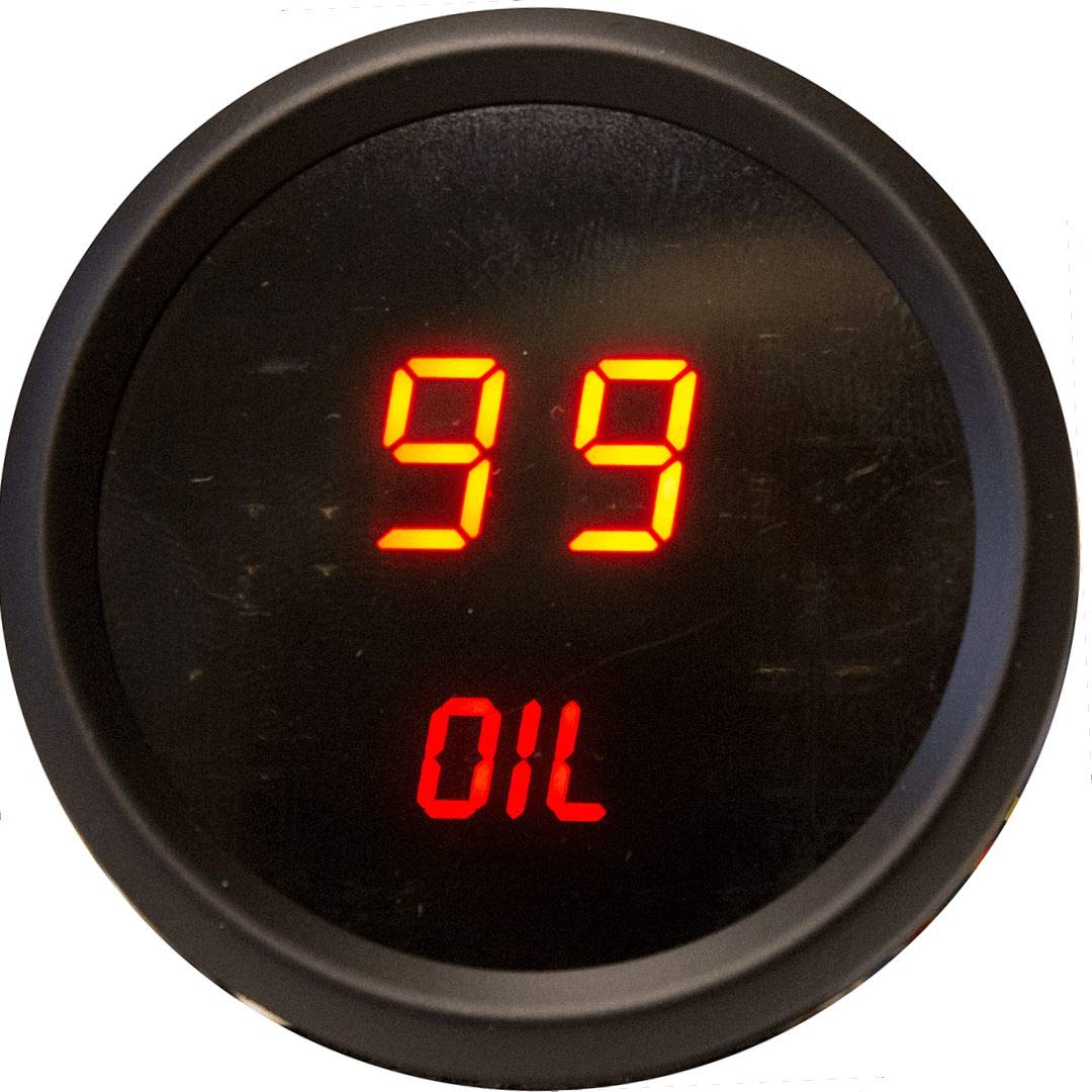 Amazon.com: Intellitronix 2-1/16 LED Digital Oil Pressure Gauge 0-99 ...