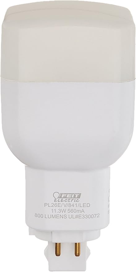Feit Electric PL26E/V/841/LED LED PL Vertical Recessed, 800 lm, 26W ...