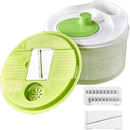 Salad Spinner Large, Vegetable Spinner Dryer Spinning Colander ...