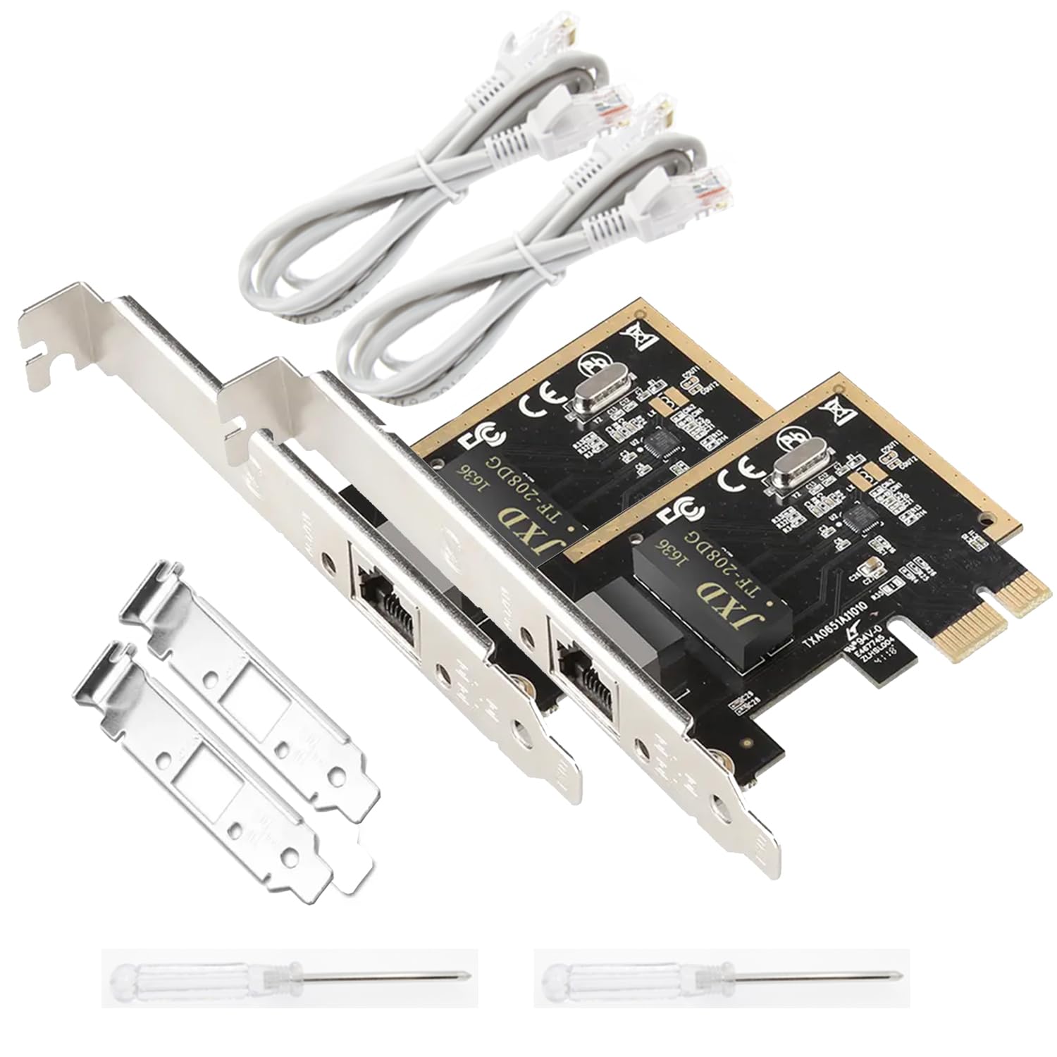Amazon.com: [Upgrade] PCIe Ethernet Card Nic 10/100/1000Mbps Gigabit ...
