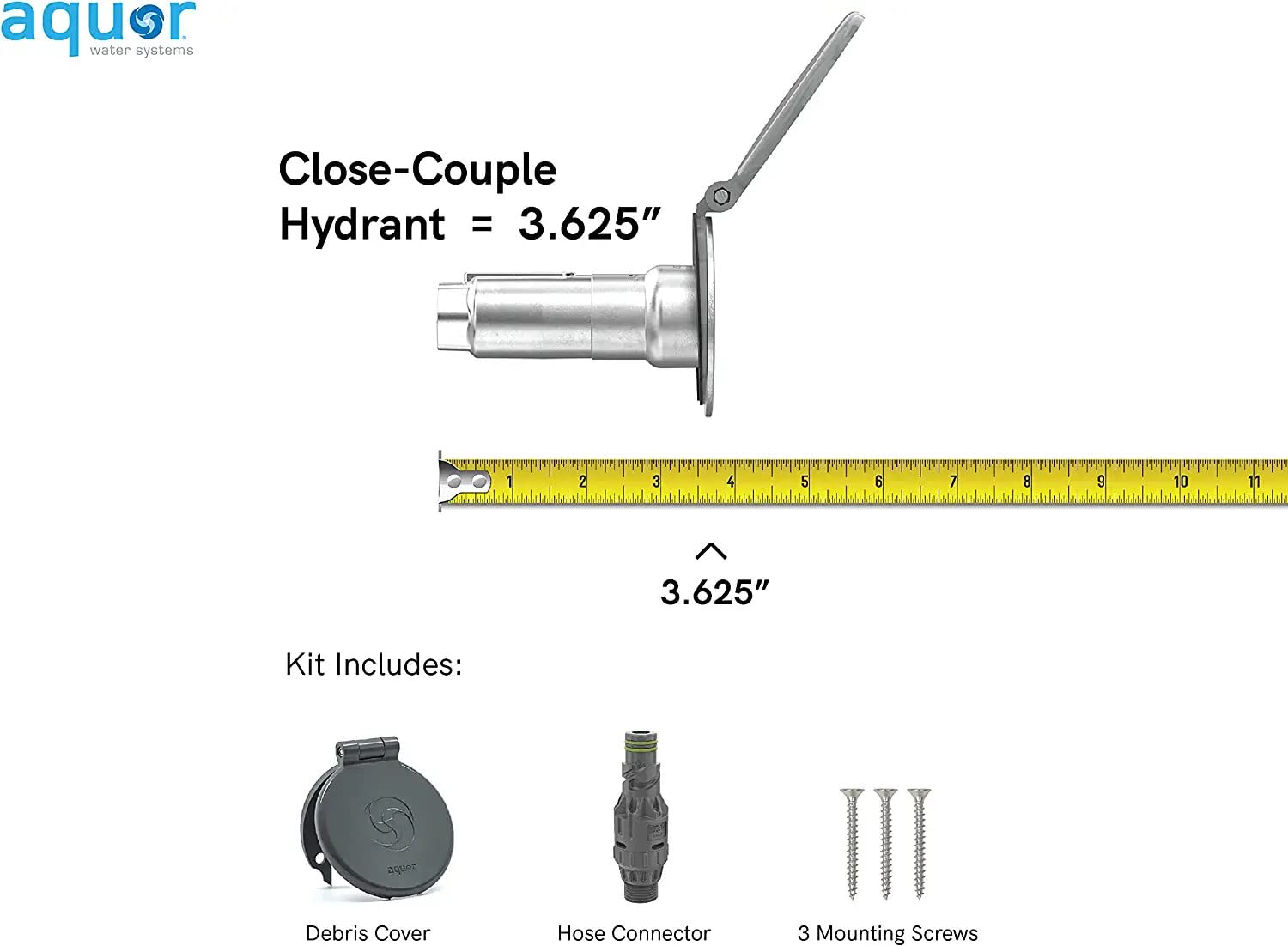 Snapklik.com : Aquor House Hydrant V1+ Frost Free Wall Hydrant Outdoor ...