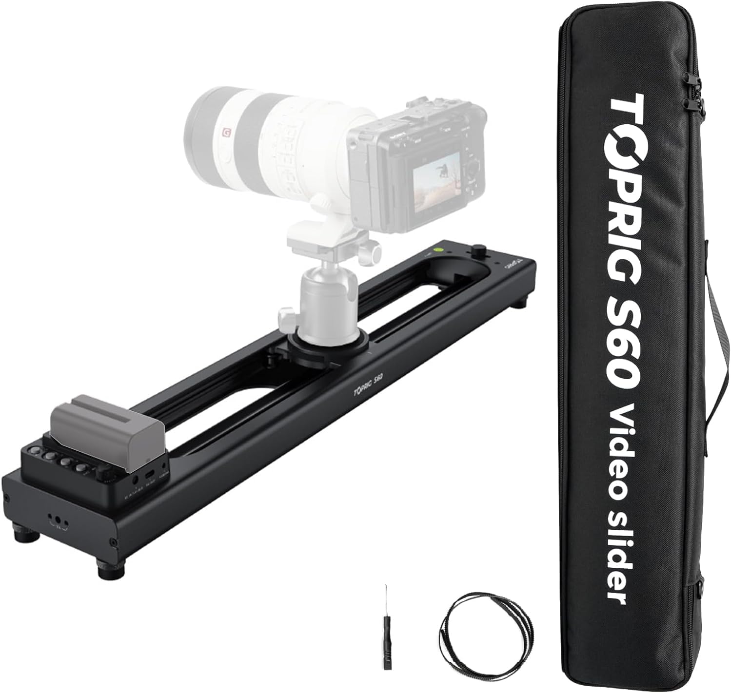 Amazon.com : Camera Slider Track Dolly Slider Rail System with ...