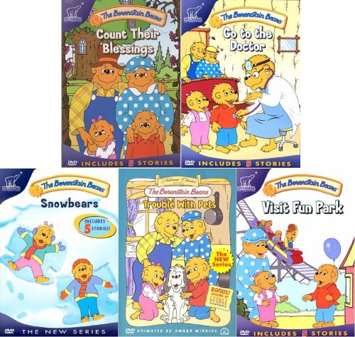 Amazon.com: The Berenstain Bears - Special (5 pack) Count Their ...