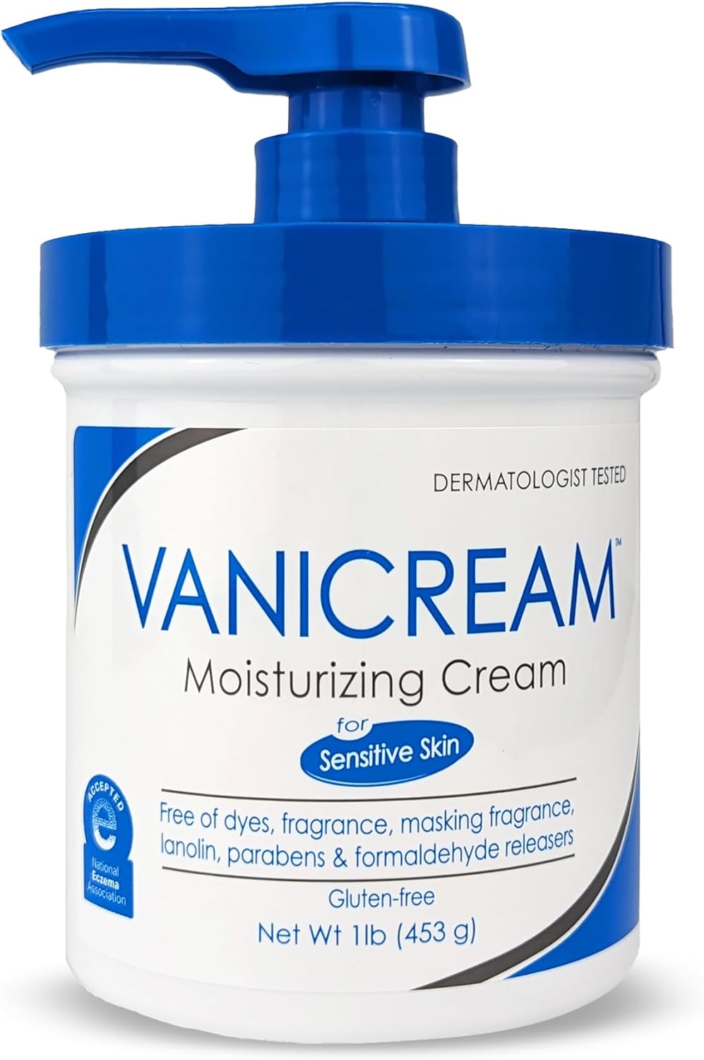 Vanicream Moisturizing Skin Cream with Pump Dispenser - 16 fl oz (1 lb ...