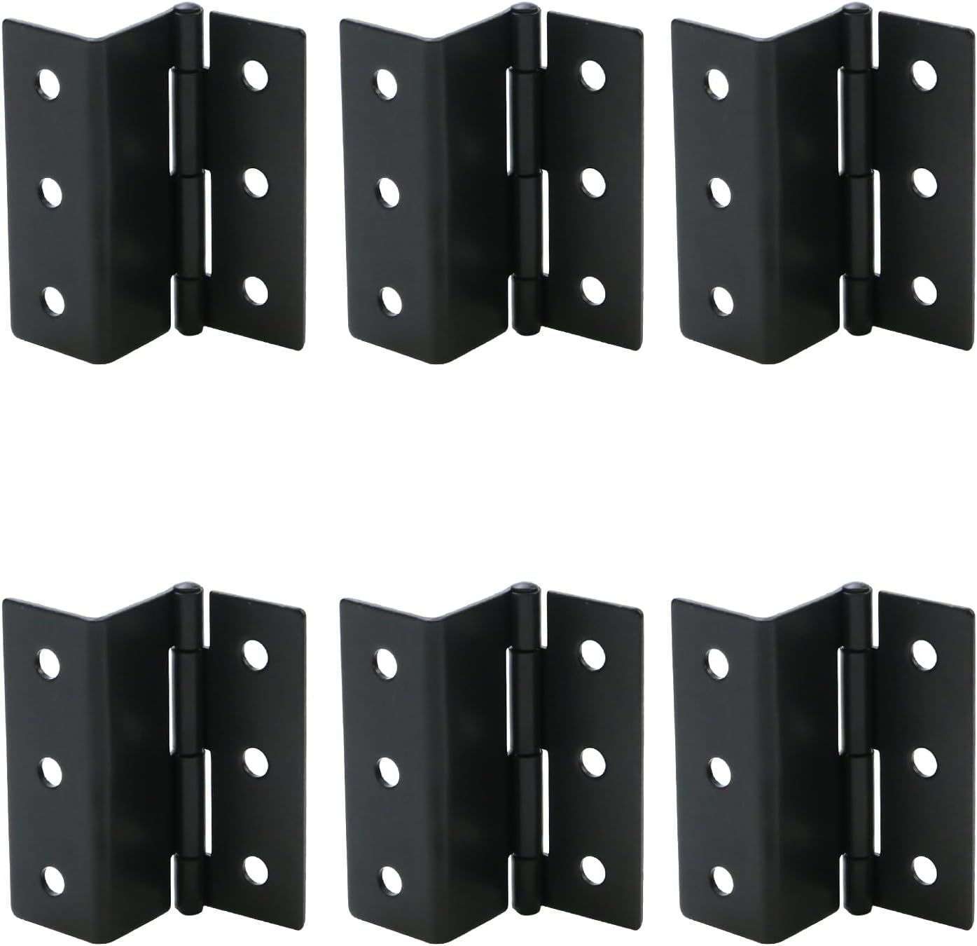 Tsnamay 6Pcs 3" Half-Surface Hinges Chest Hinges,1.8mm Thickness ...