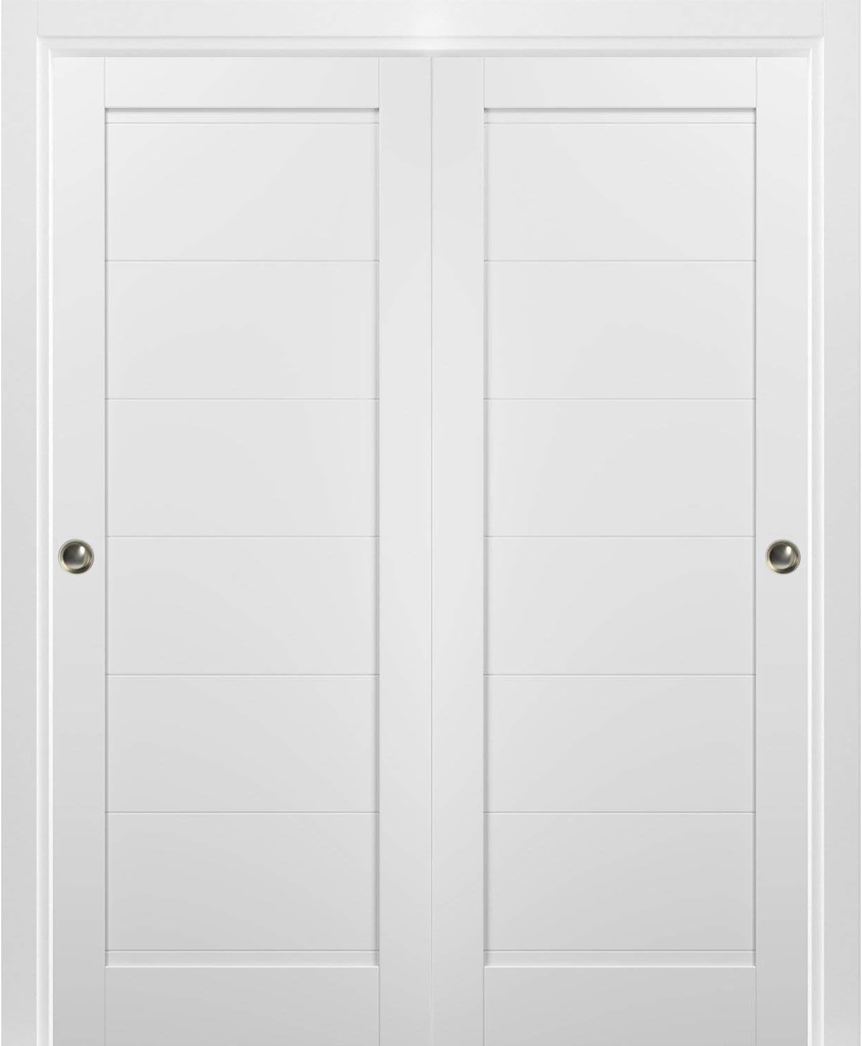 SARTODOORS - Sliding Closet Bypass Doors 72 x 80 with Hardware | Quadro ...