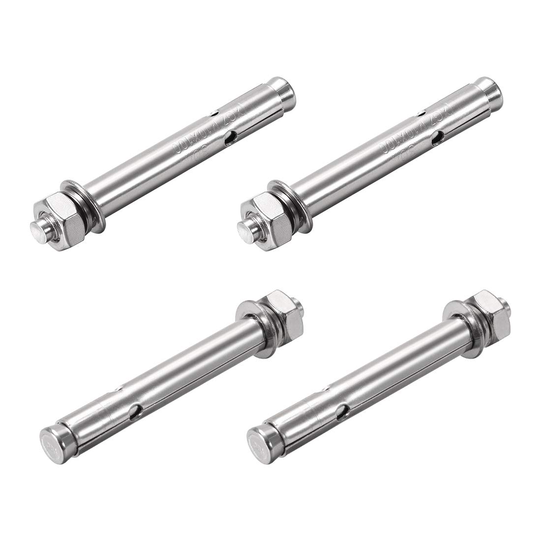 uxcell M10x100mm 304 Stainless Steel External Hex Expansion Bolt 4Pcs ...