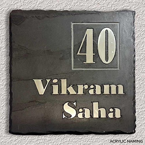 Generic Nameplate Vikram Saha ACRYLIC : Amazon.in: Home & Kitchen